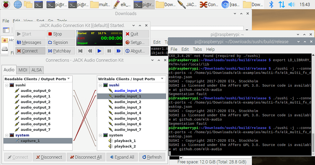 Multi_FX Example no audio on Raspbian Distro - Sushi - Elk Audio Forum